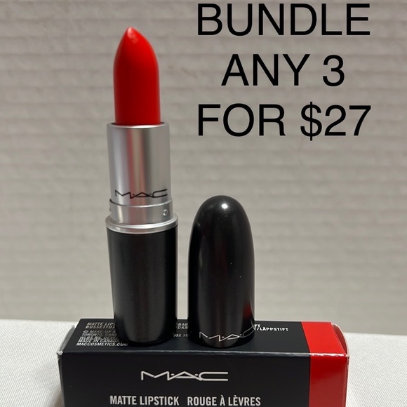 MAC Cosmetics | Makeup | New Mac 67 Lady Danger Matte Lipstick Full ...